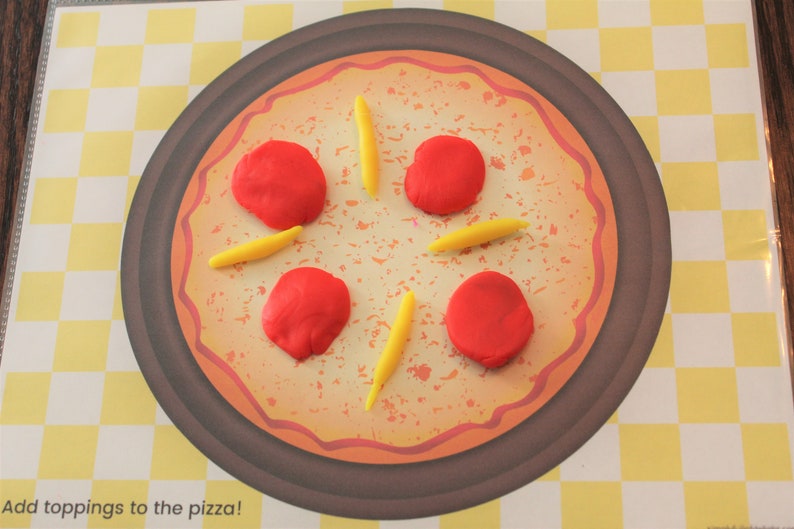 7 Printable Play Doh Mats, Food Play Dough Mats, Ice Cream Playdough ...