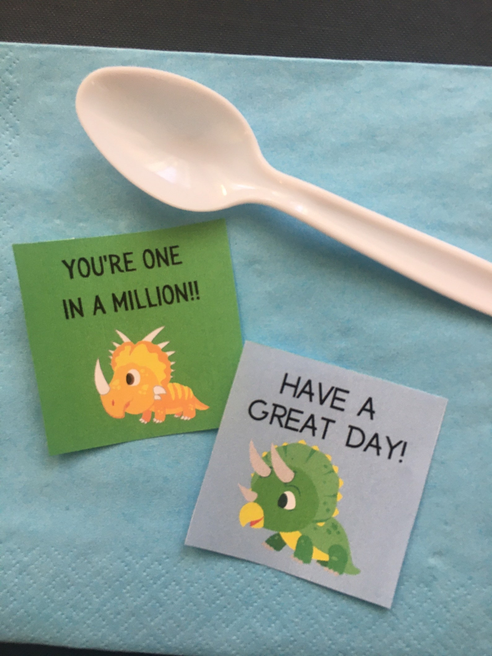 Dinosaur Lunch Box Notes for Kids, 12 Dino Lunchbox Notes for Kids ...