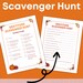 Gratitude Scavenger Hunt, Thanksgiving Scavenger Hunt, Fall Scavenger ...