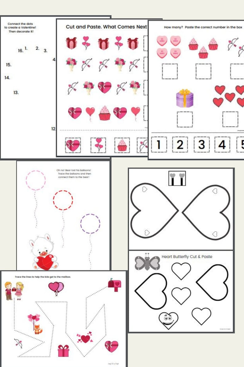 Actividades preescolares del Día de San Valentín, san Valentín ...