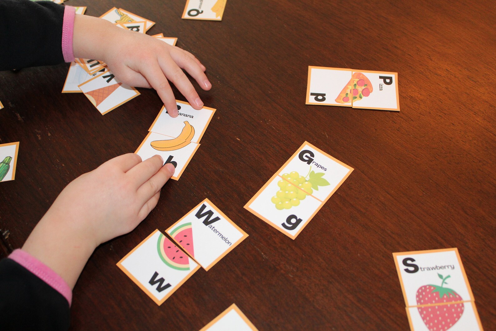 ABC Matching Game, Uppercase Lowercase, Alphabet Flash Cards, Preschool ...