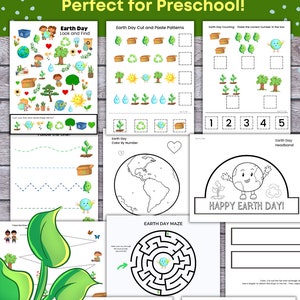 Earth Day Preschool Activities, Earth Day Printables, Earth Day ...