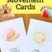 Summer Movement Cards for Kids, Preschool Gross Motor Activity ...