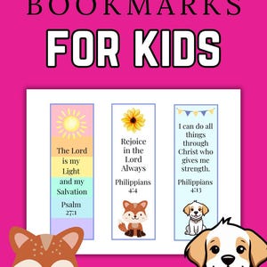 Bible Verse Bookmark Printable, Christian Printable, Bible Verse ...