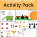BUNDLE SET Fall Printable Set for Preschool, Fall Preschool Activities ...
