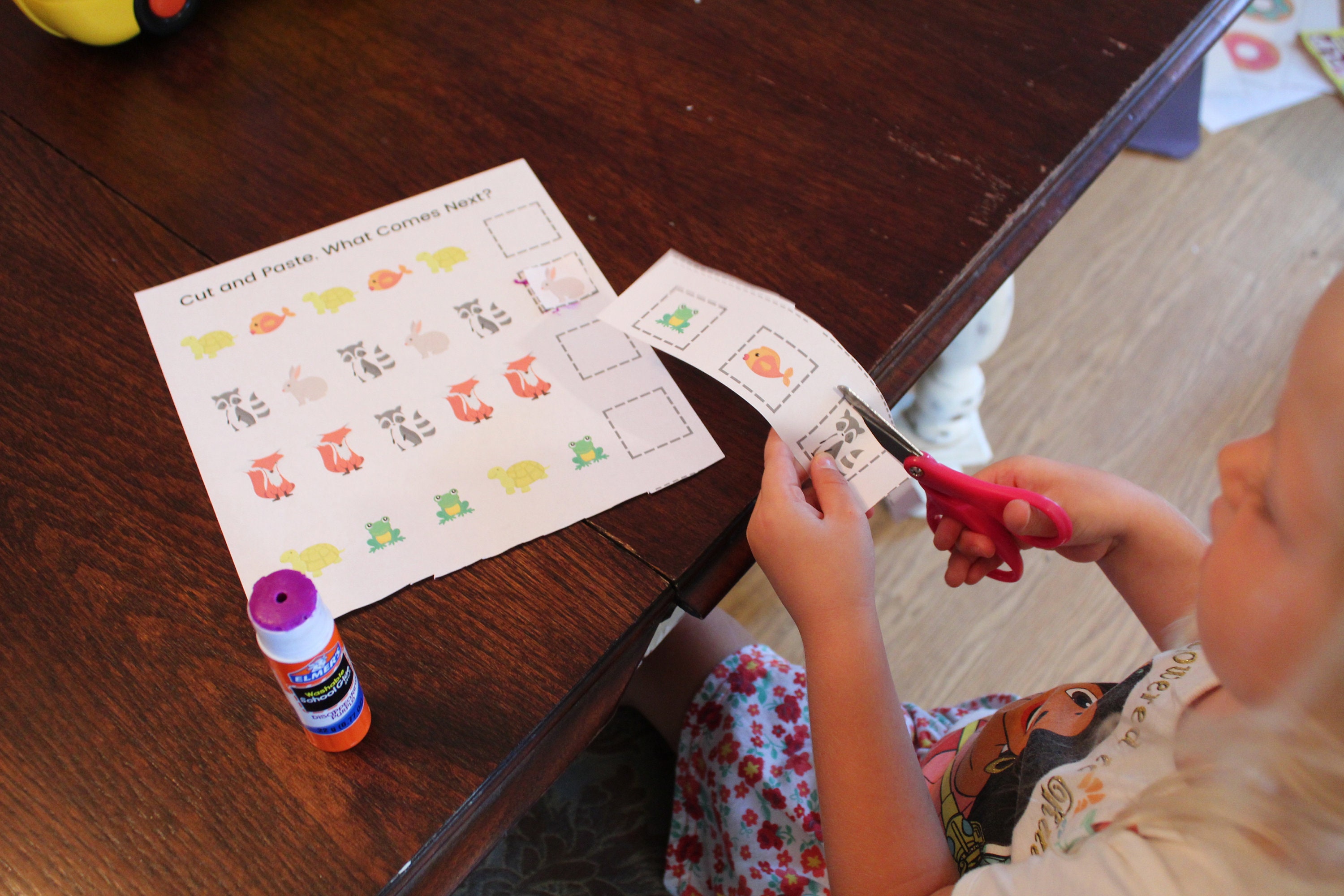 What Comes Next Pattern Practice Cut and Paste Activities - Etsy