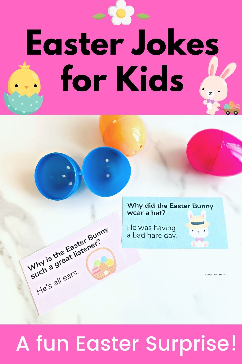 Easter Jokes for Kids, Easter Lunch Box Notes for Kids, Easter Lunchbox ...
