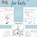 Winter Coloring Pages for Kids Winter Coloring Sheets Winter - Etsy