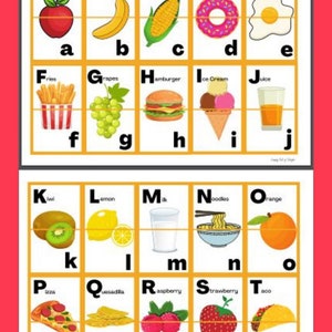 ABC Matching Game, Uppercase Lowercase, Alphabet Flash Cards, Preschool ...
