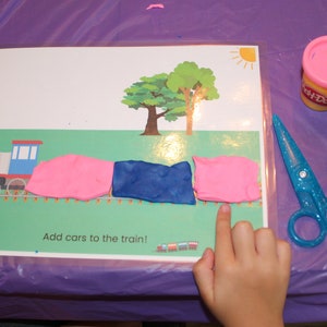 5 Incredible Printable Play Dough Mats, Preschool Transportation Theme ...