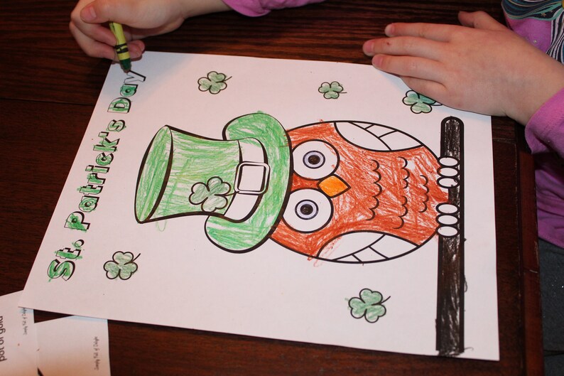 St. Patrick's Day Coloring Pages for Kids, St Patricks Coloring Sheets ...