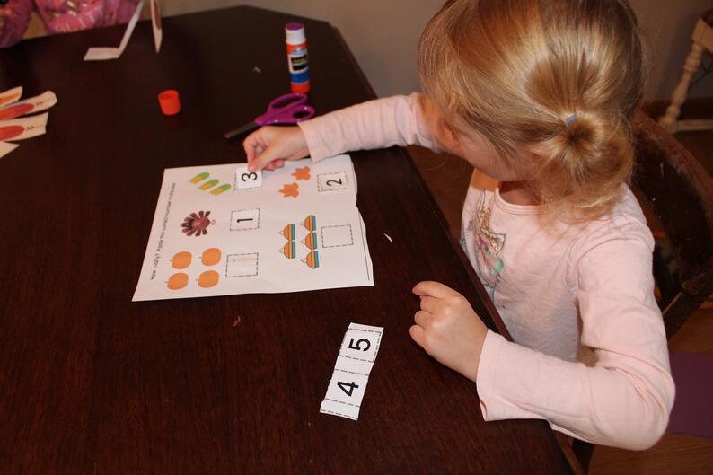 BUNDLE SET Fall Printable Set for Preschool, Fall Preschool Activities ...