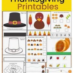 BUNDLE SET Fall Printable Set for Preschool, Fall Preschool Activities ...