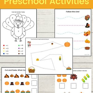 Thanksgiving Preschool Activities, Thanksgiving Preschool Printable ...