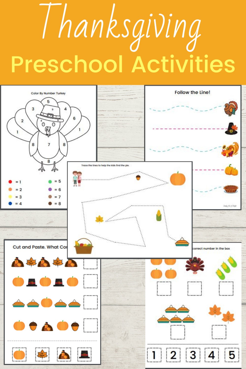 Thanksgiving Preschool Activities, Thanksgiving Preschool Printable ...