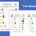Nativity Scavenger Hunt, Christmas Scavenger Hunt With Cards to Hide ...