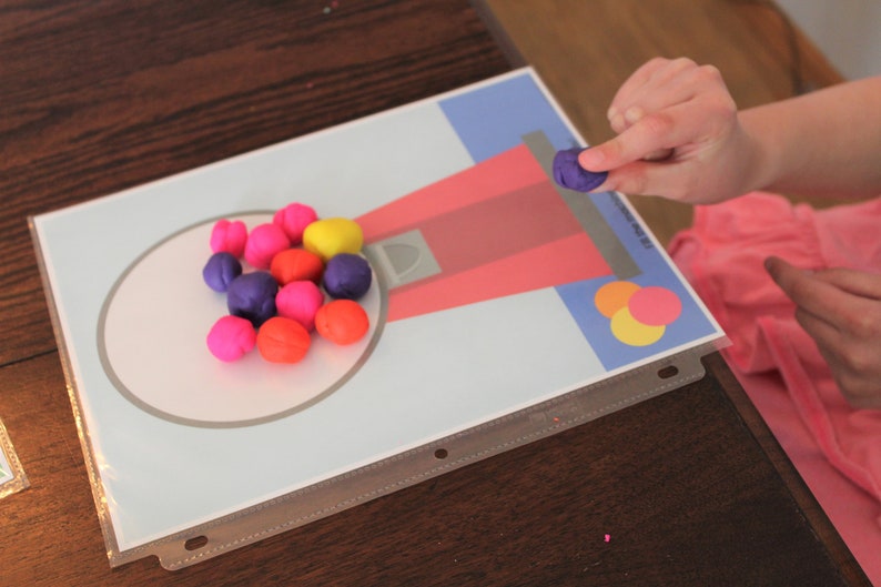 7 Printable Play Doh Mats, Food Play Dough Mats, Ice Cream Playdough ...