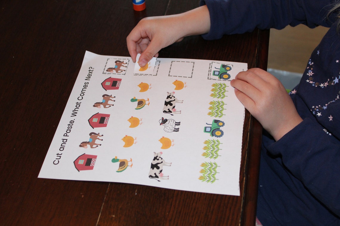 Farm Preschool Activities Farm Printables Farm Worksheets - Etsy