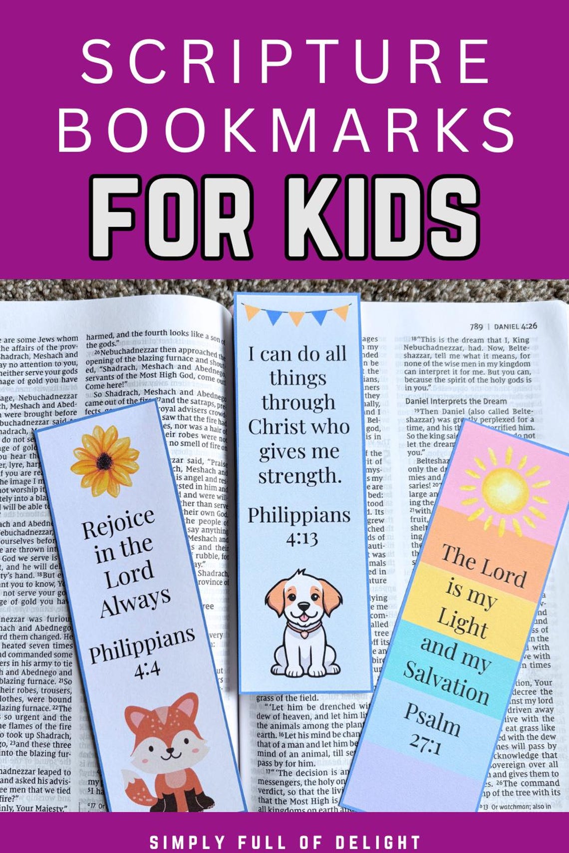 Bible Verse Bookmark Printable, Christian Printable, Bible Verse ...