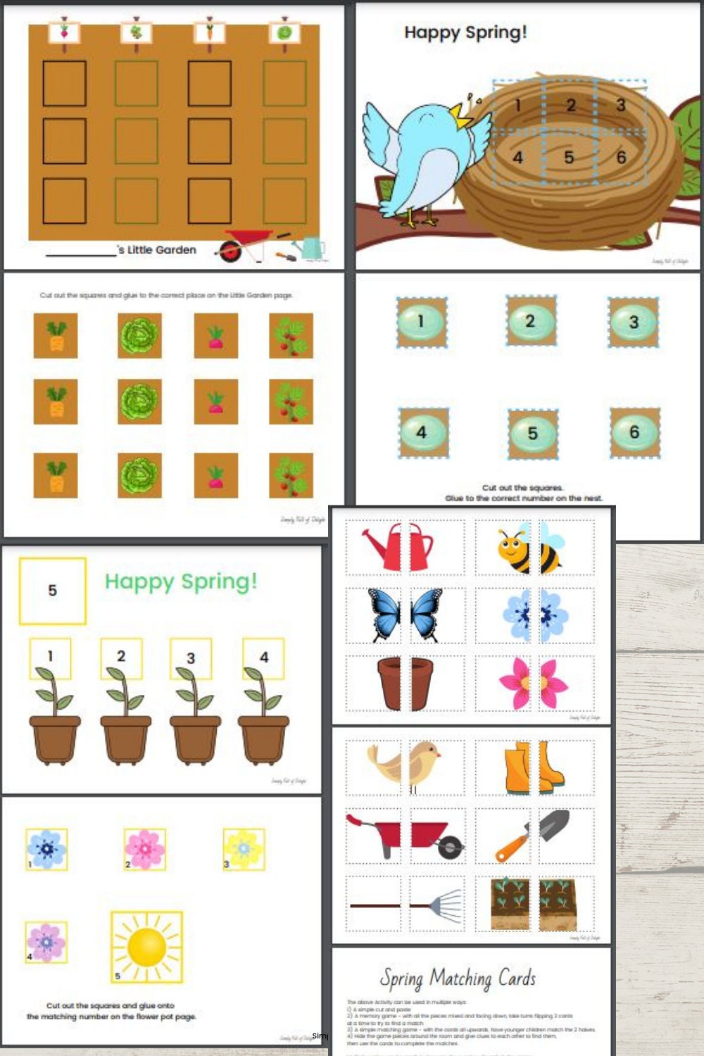 Spring Preschool Activities, Spring Preschool Printable, Spring ...