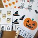 Halloween Count Clip Cards, Montessori Math Printable, Homeschooling ...