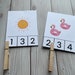 Summer Count Clip Cards, Montessori Math Printable, Homeschooling ...