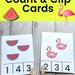 Summer Count Clip Cards, Montessori Math Printable, Homeschooling ...