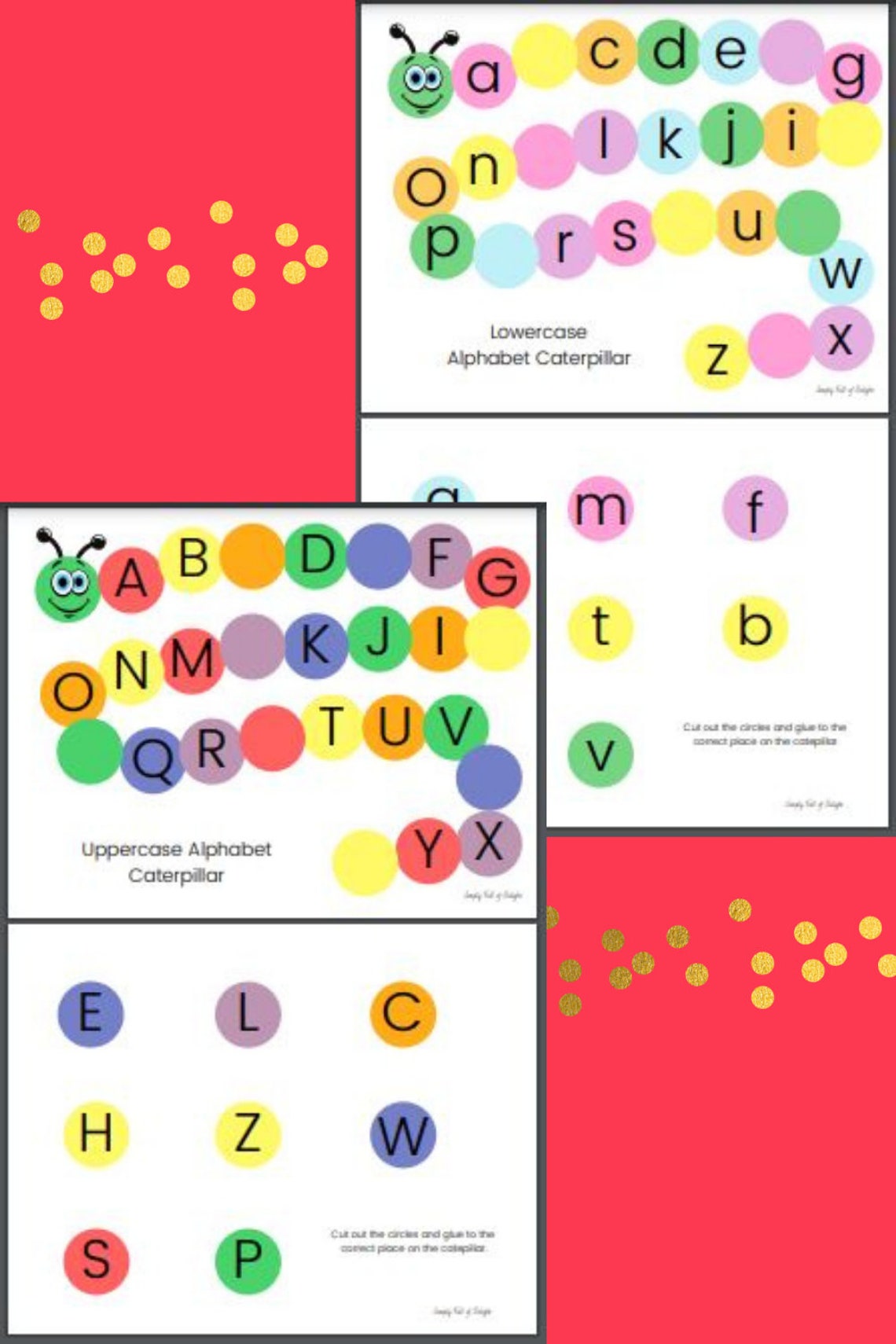 ABC Preschool Activities, Teaching Alphabet, Uppercase Lowercase ...