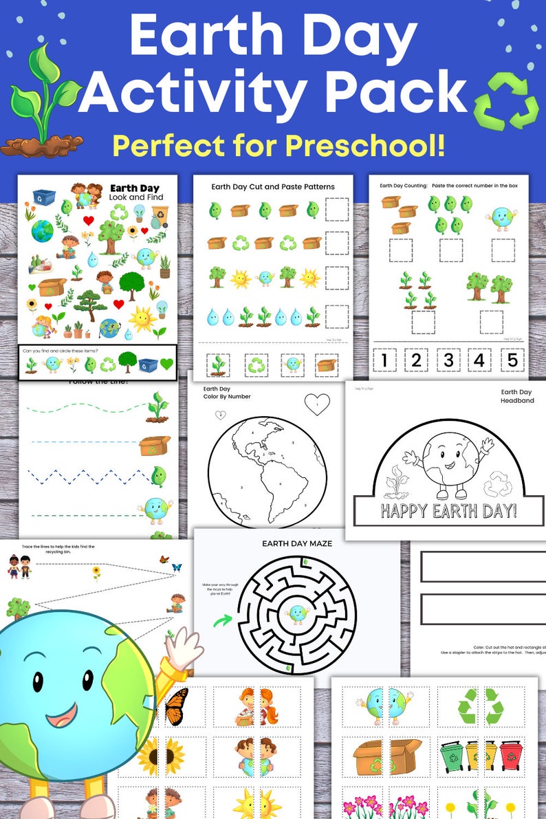 Earth Day Preschool Activities, Earth Day Printables, Earth Day ...