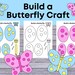 Build a Butterfly Craft Printable, Paper Butterfly Craft Printable ...