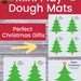 Printable Mini Christmas Playdough Mats, Christmas Printable for Kids ...