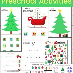 Christmas Preschool Printable, Christmas Preschool Activities ...