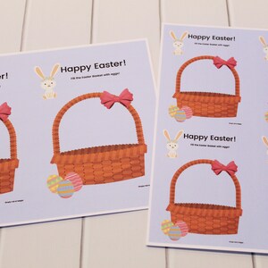 Printable Mini Easter Playdough Mats, Easter Printable for Kids ...