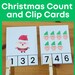 Winter Count Clip Cards, Montessori Math Printable, Homeschooling ...