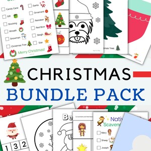 Christmas Bundle Preschool Printables, Christmas Preschool Activities ...