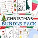 Christmas Bundle Preschool Printables, Christmas Preschool Activities ...