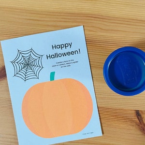 Printable Mini Halloween Playdough Mats, Halloween Printable for Kids ...