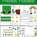 St. Patrick's Day Preschool Activities St Patricks Day - Etsy