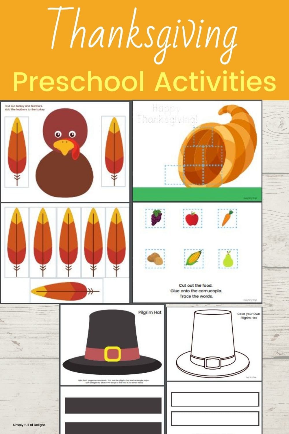 Thanksgiving Preschool Activities, Thanksgiving Preschool Printable ...