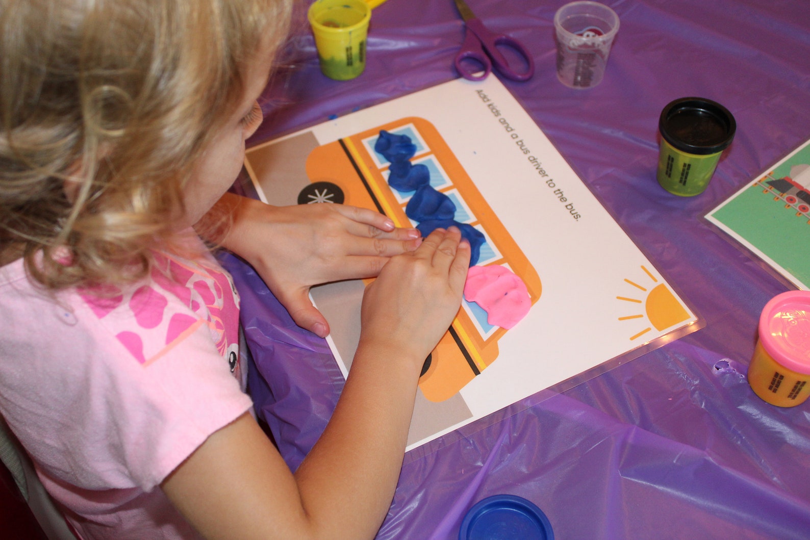 5 Incredible Printable Play Dough Mats, Preschool Transportation Theme ...