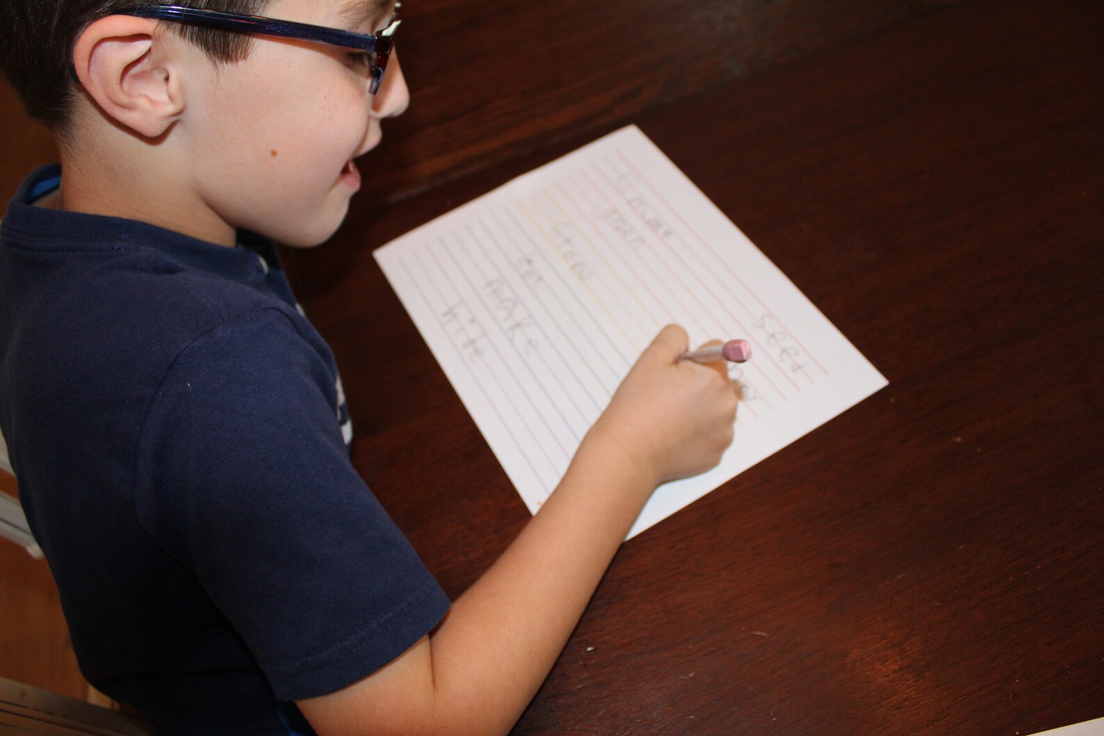 Rainbow Handwriting Paper, Penmanship Paper, Writing Practice Paper ...