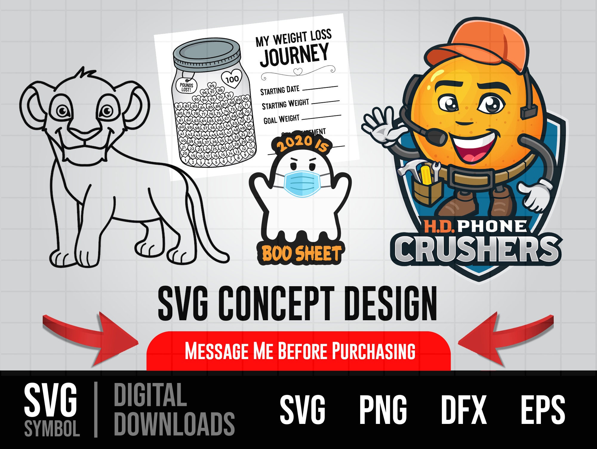 Custom SVG Design and Vector Files SVG Files for Cricut Digital Cut ...