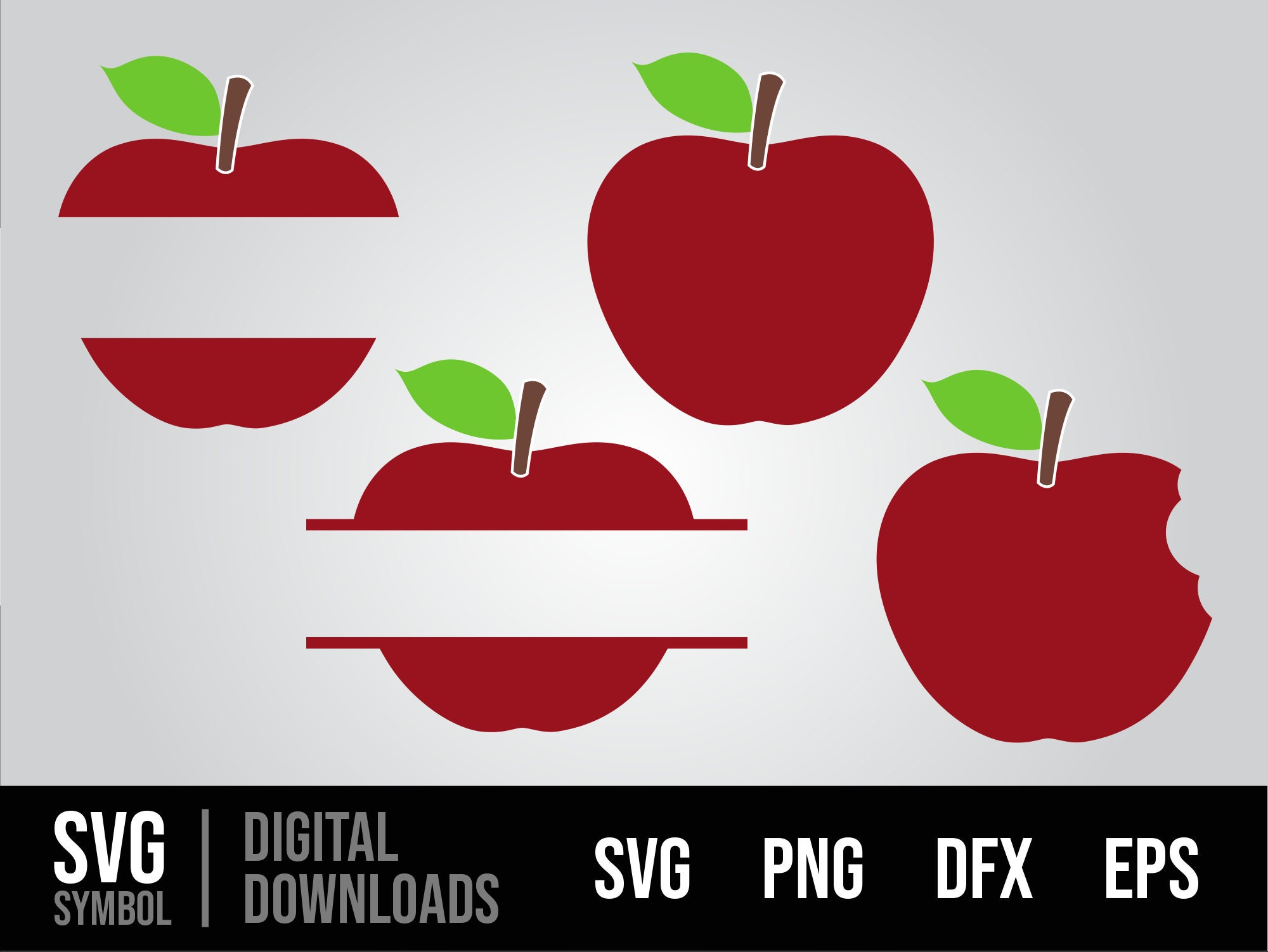 Apple Svg, Apple Monogram Svg, School Svg, Apple for Teacher Svg, Apple ...