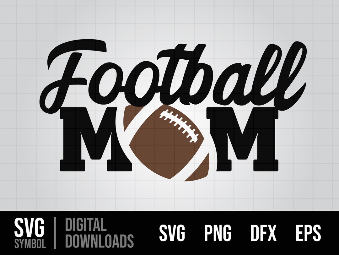Football Mom SVG Cut File, Football Mom SVG for Shirts, Football Mama ...