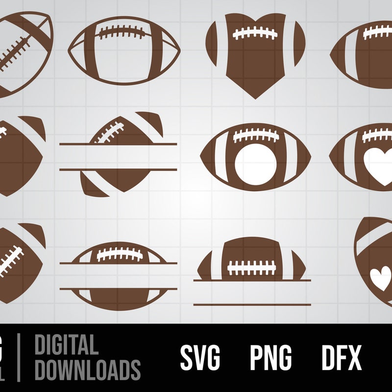 Football Svg - Etsy