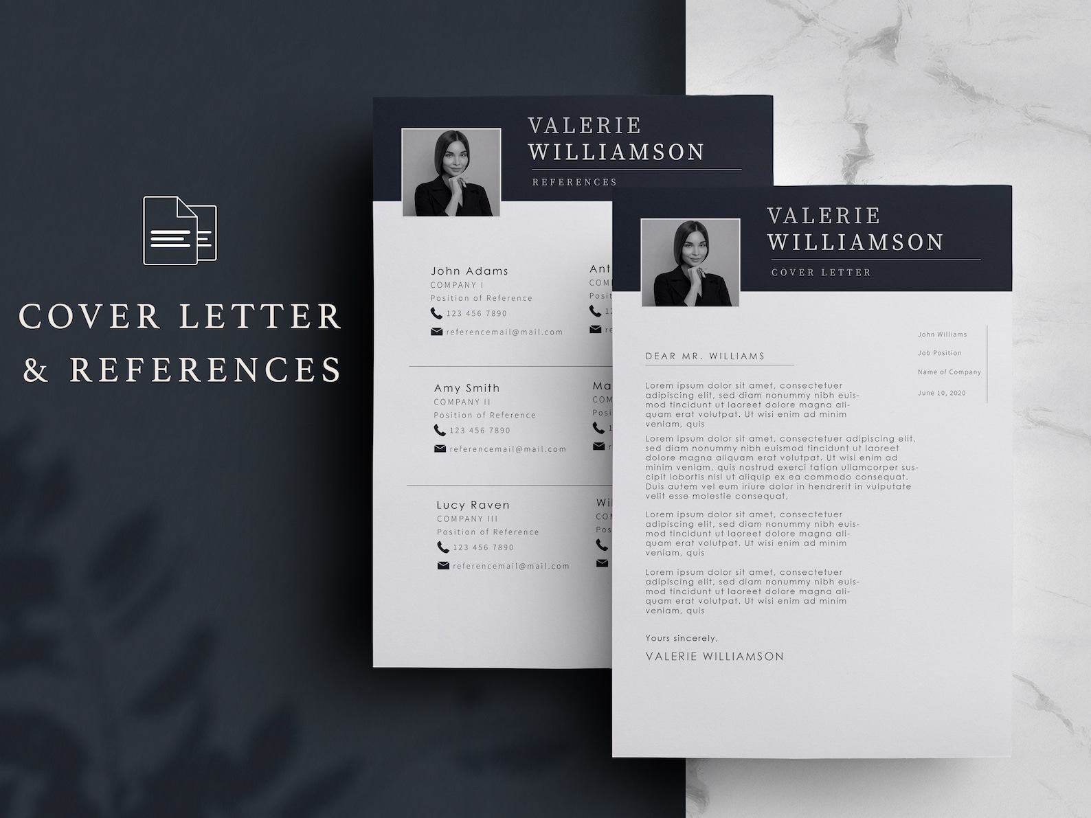 Classy Resume Template for Word | Professional Resume | Resume/cv ...