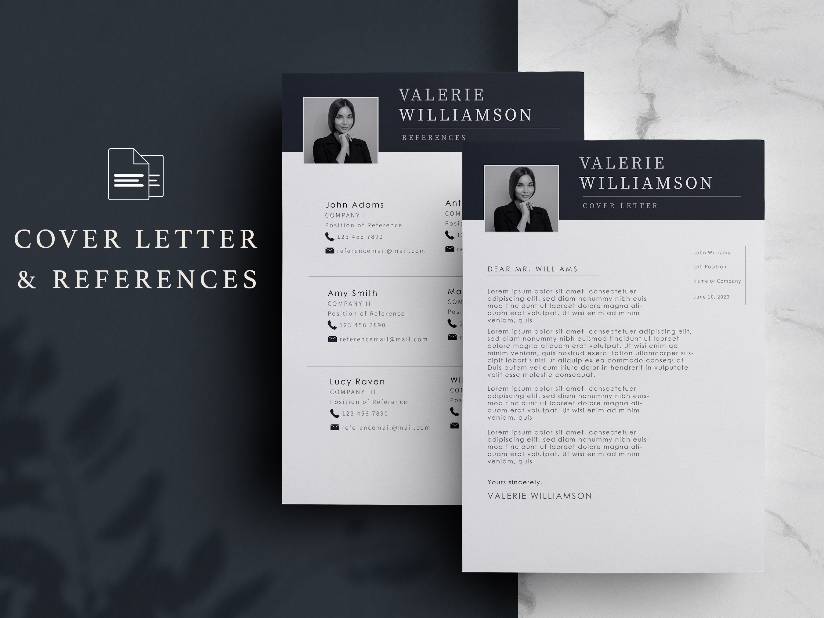 Classy Resume Template for Word | Professional Resume | Resume/cv ...