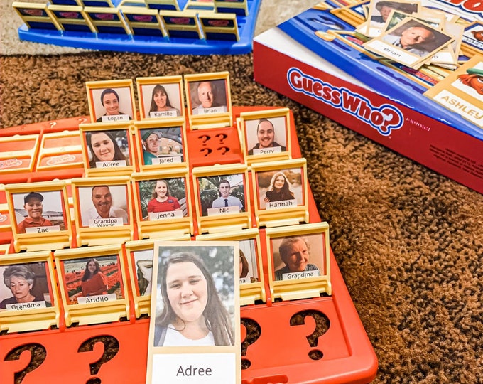 Custom Guess Who Game Template: Printable Character Cards (canva ...
