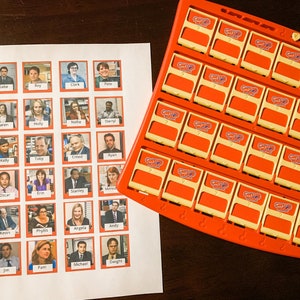 Custom Guess Who Game Template: Printable Character Cards (canva ...