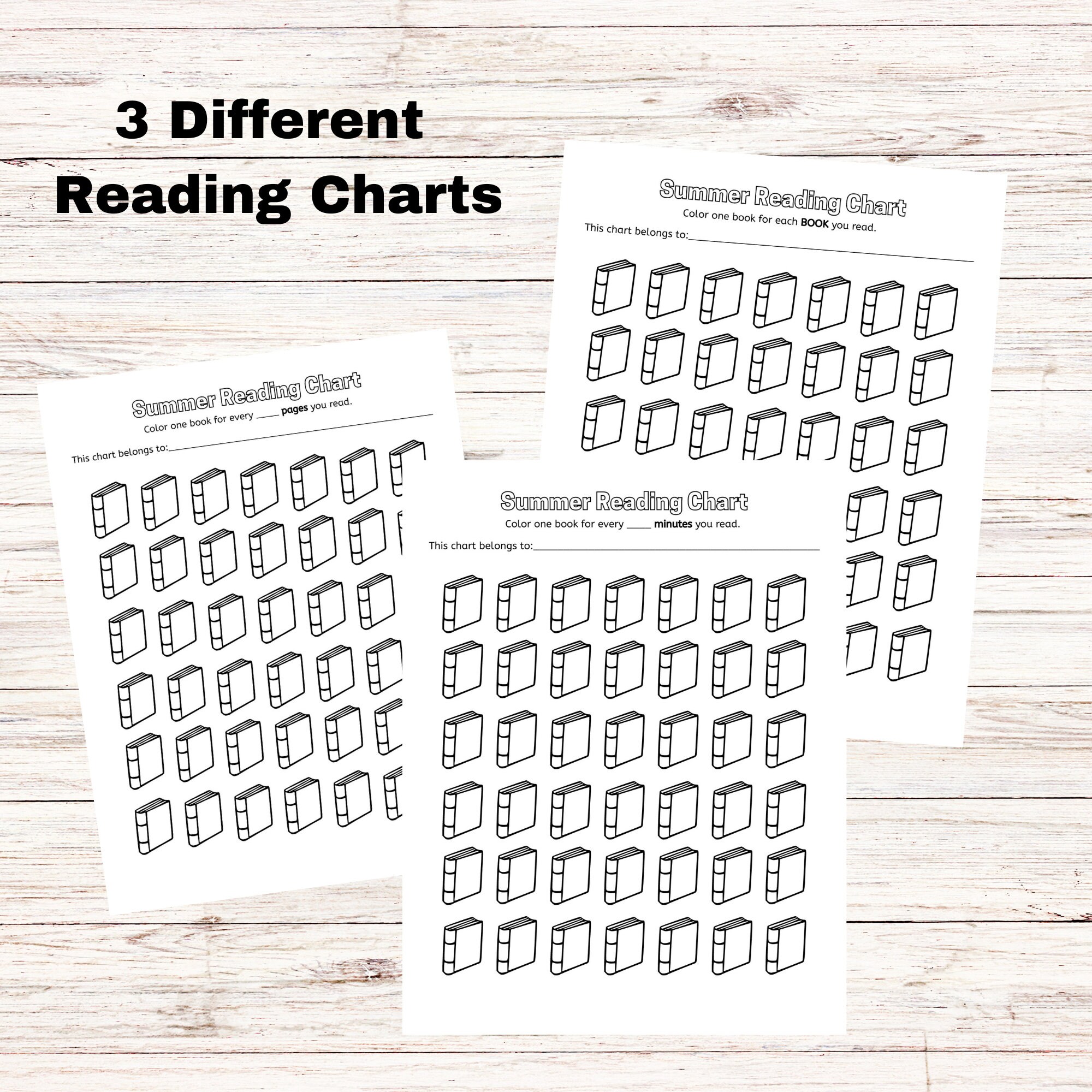 Kids Summer Reading Printable for Kids, Summer Reading Challenge ...